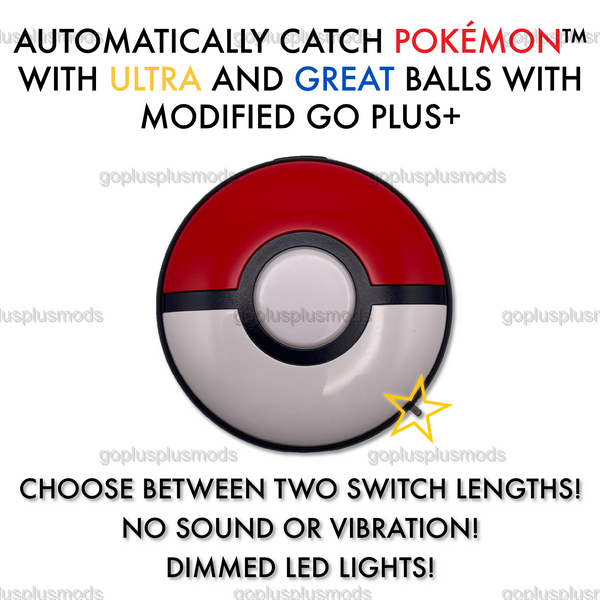 Buy Modified Pokémon GO Plus + : Hands-free Ultra Ball Autocatching ...